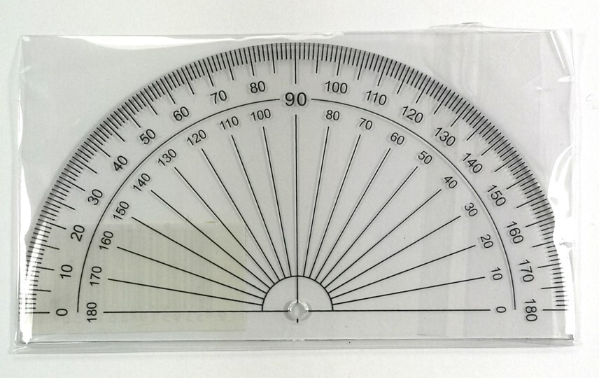 Protractor 100mm 180 Degree Clear Box Pack Of 50 Stat B23 19 Half Circle Protractor 100mm 180 Degree Clear Box Pack Of 50 Stat B23 19 Half Circle
